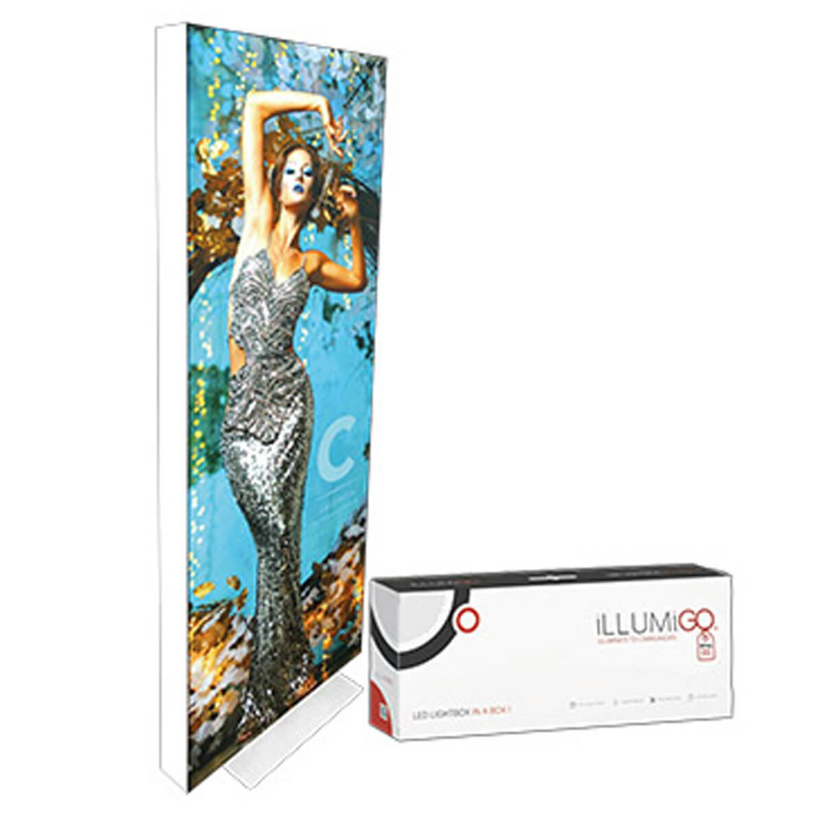 Vector LED 75mm Freestanding Lightbox - Advance Digital Graphics